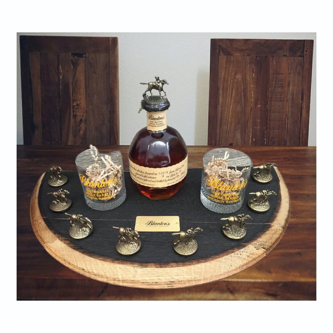 Blanton's Bourbon Half Barrel Head Stopper Display - Etsy
