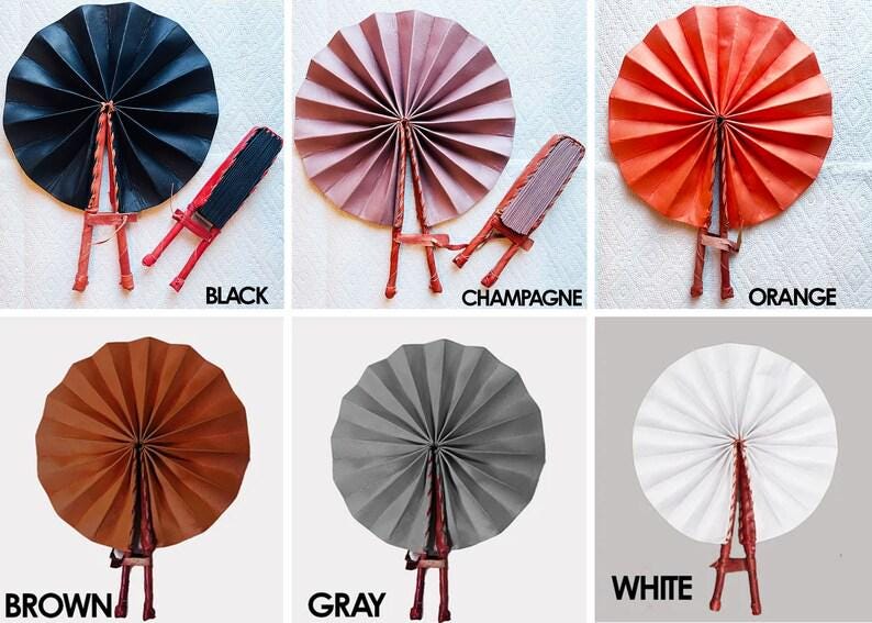 Solid Color Hand Fans, Africa Fan , Ankara Print, African Print Fans ...