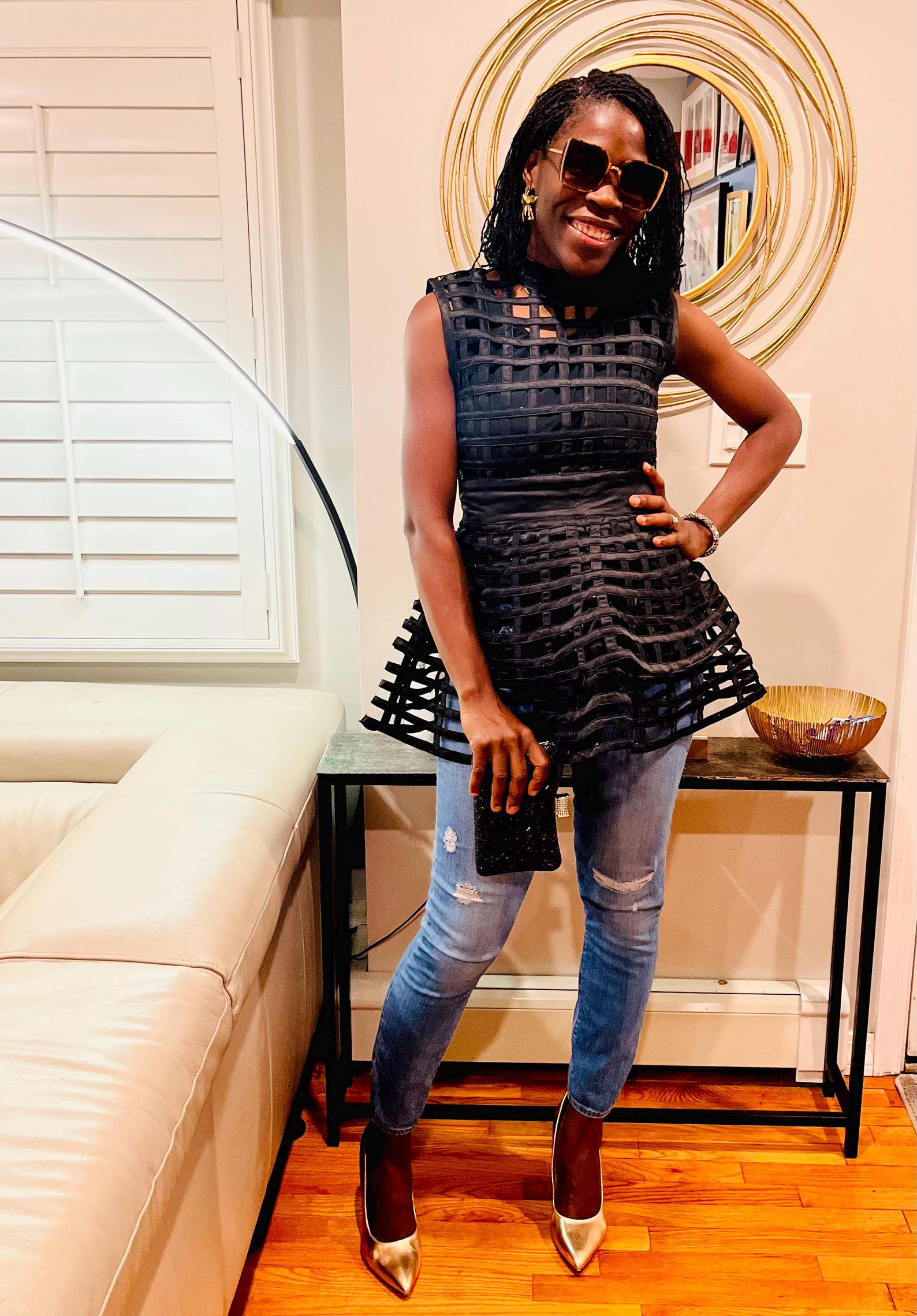 African Print Cage Top-ankara Dress-ladies Top-african Clothing-women ...