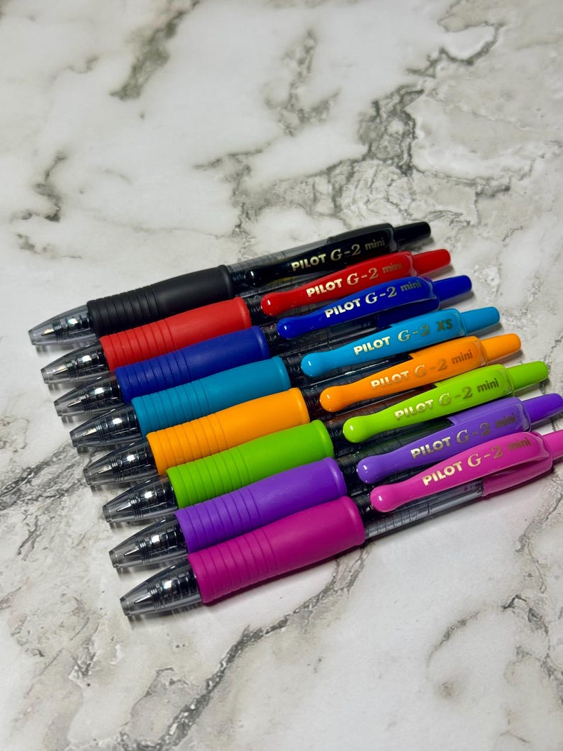 Badge Reel Accessories, Mini Sharpie & G2 Gel Pen Combo - Etsy