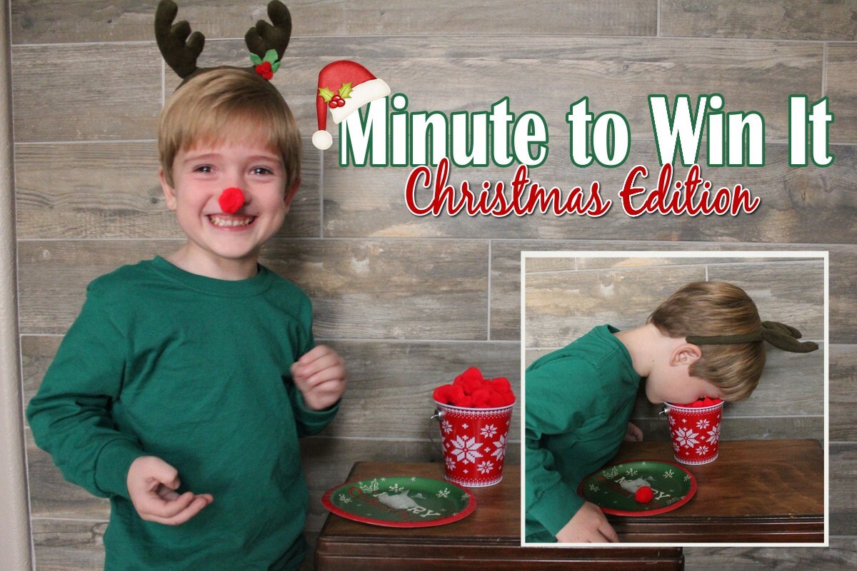 Minute to Win It Christmas Edition Printable - Holiday Party, Classroom ...