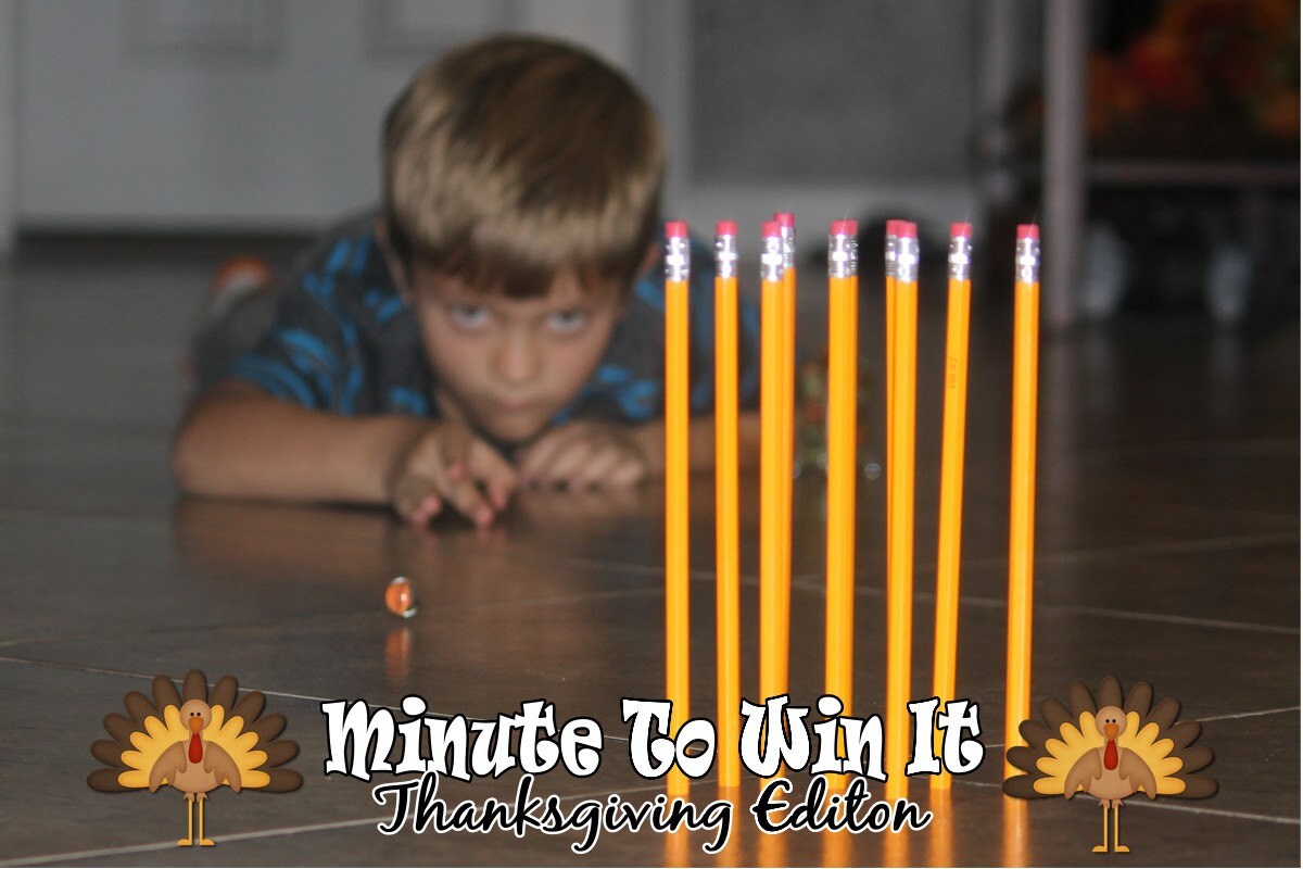 Minute to Win It Thanksgiving Edition Printable Family Game Night ...