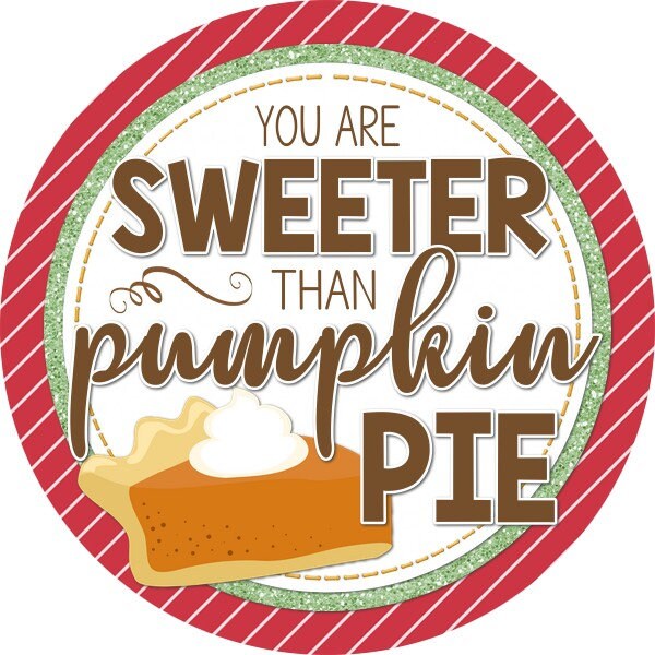 Cute THANKSGIVING PRINTABLE Gift Tags | Gourmet Chocolate Squares Mix ...