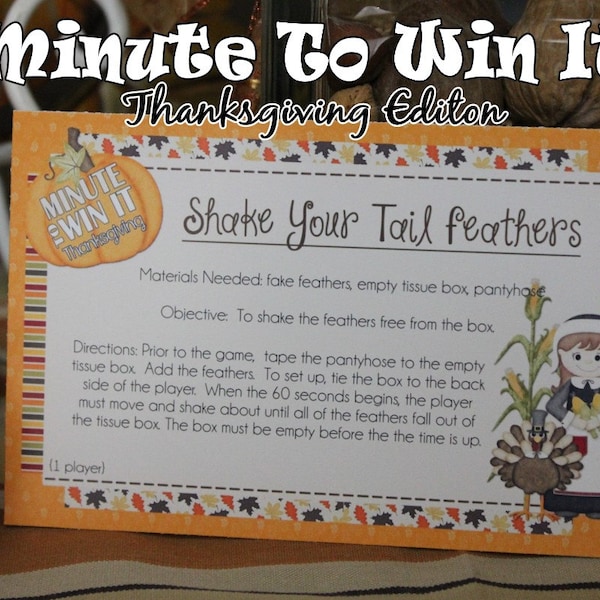 Minute to Win It - Etsy