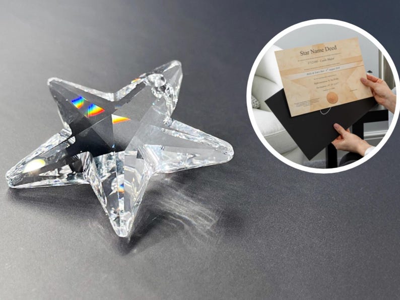 Name a Star Gift Package – Personalised Star and Necklace – Unique ...