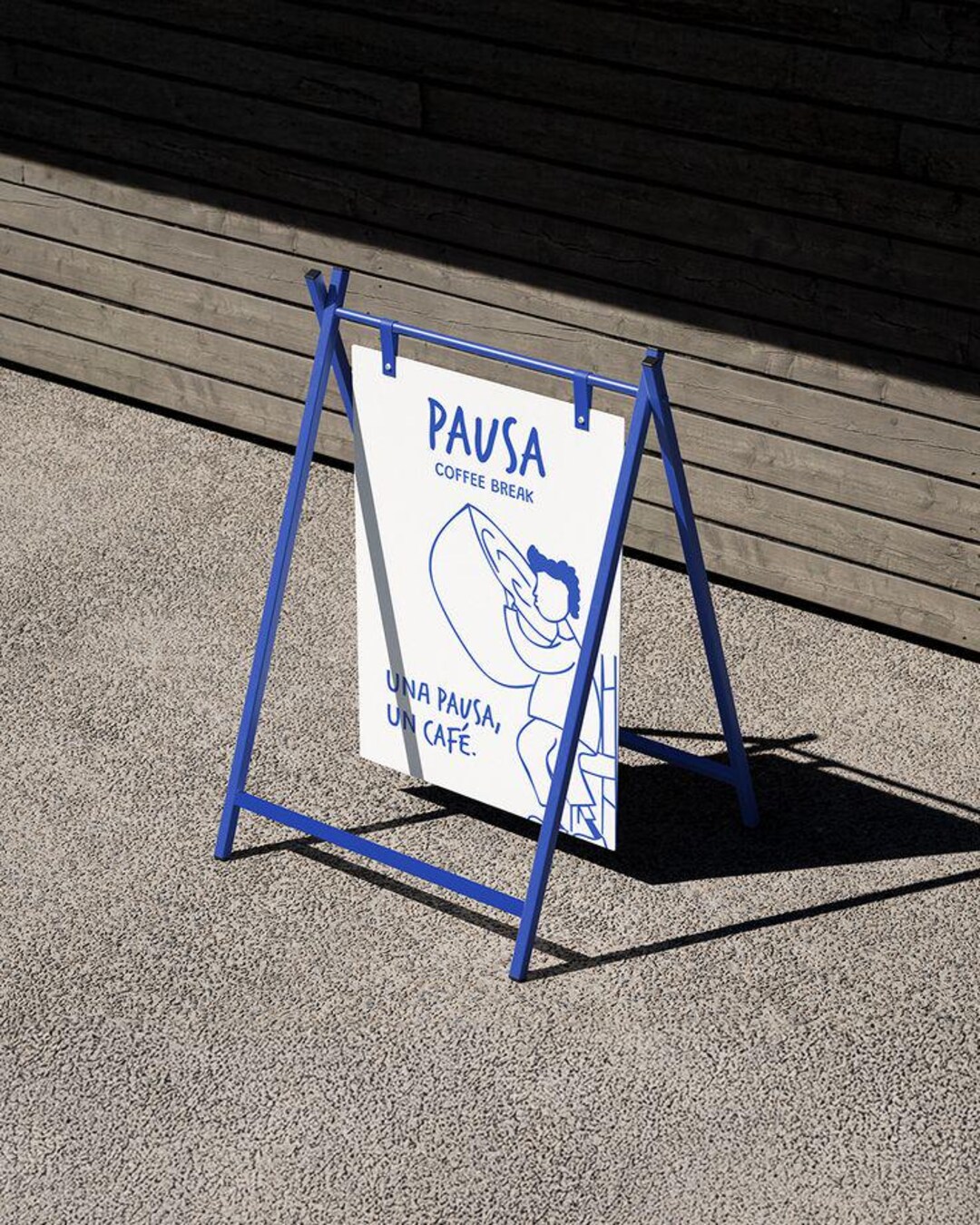 Custom Sidewalk Sign | Double Sided Metal A Frame Sandwich Board ...