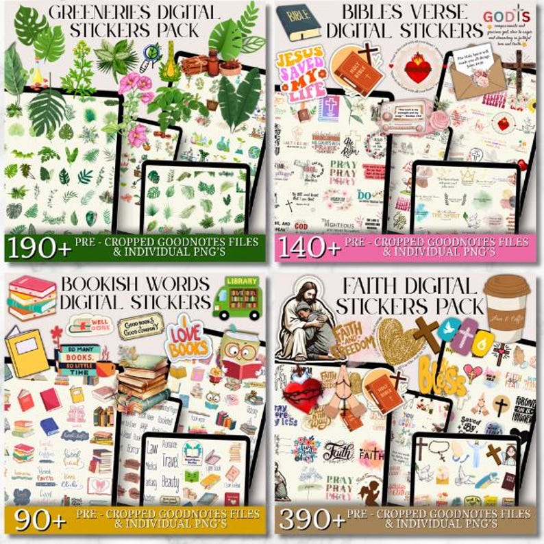 Ultimate 82000 + Digital Sticker Mega Bundle, Lifetime Access Goodnotes ...