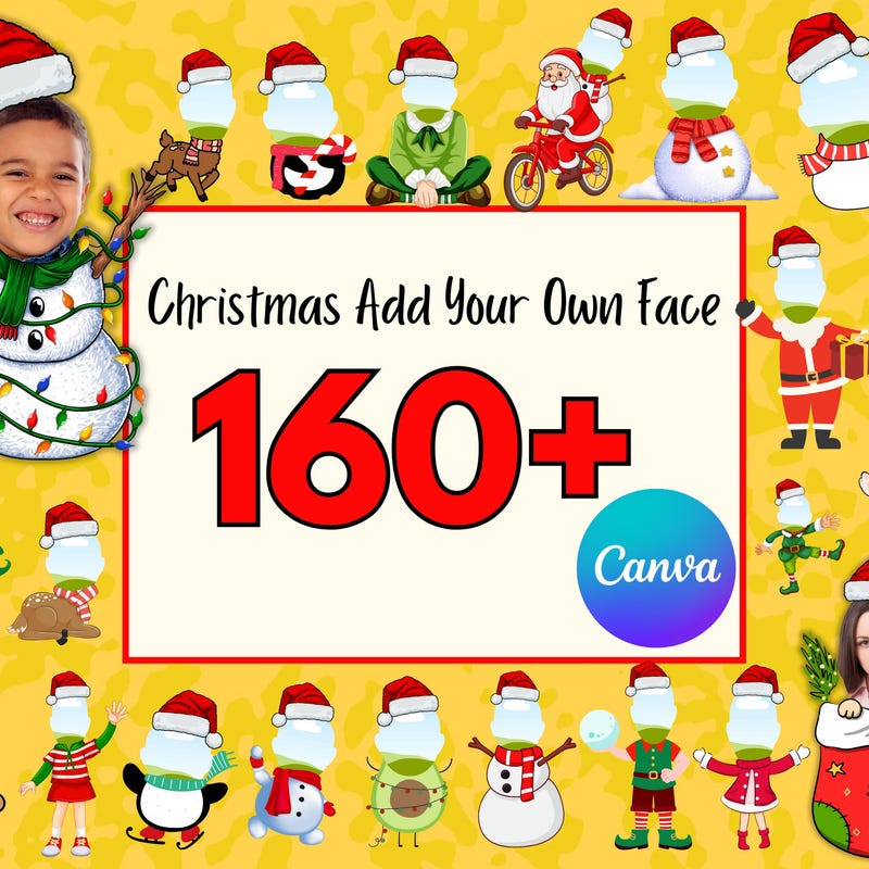 Elf Faceless Editable Canva - Etsy