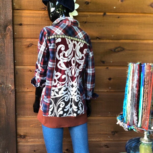 Upcycled Flannel Shirts - Etsy