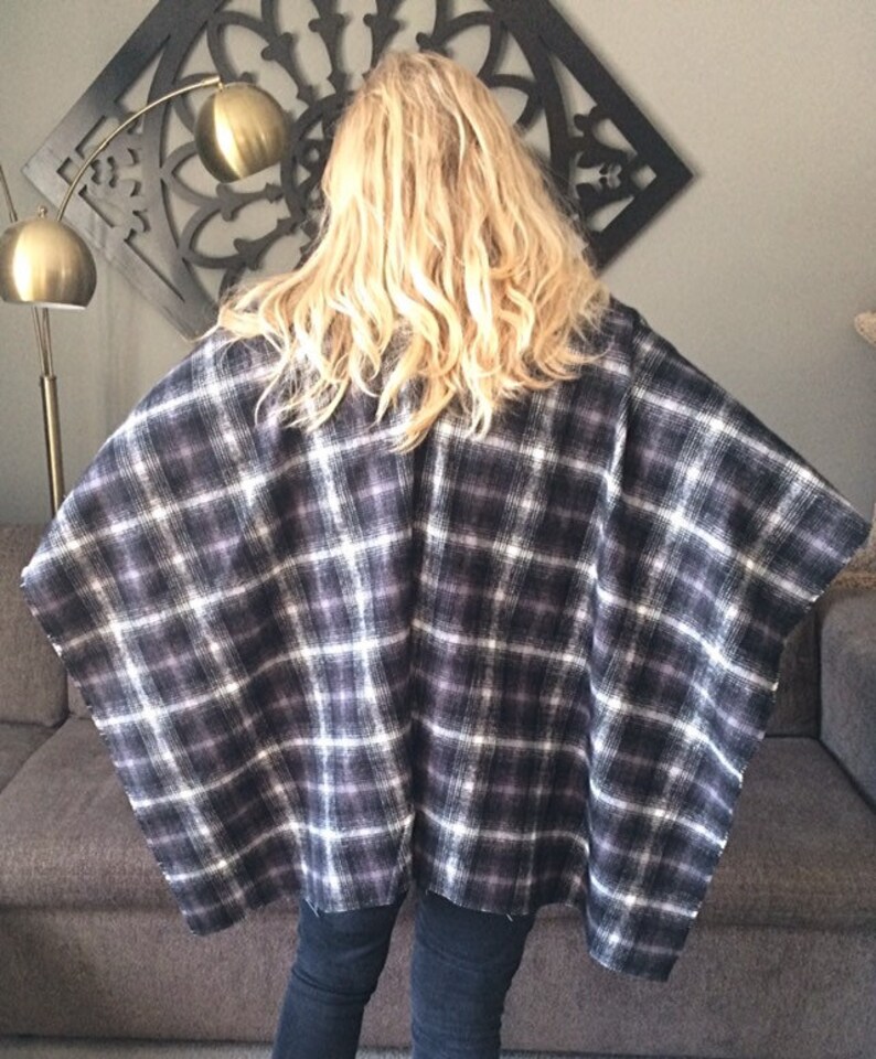 Bohemian Poncho/cape With Belt and Pockets - Etsy