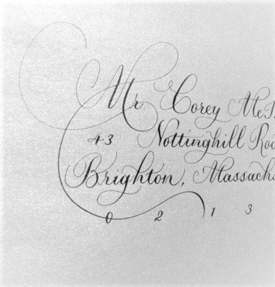 Address Wedding Invitations With Calligraphy - Etsy