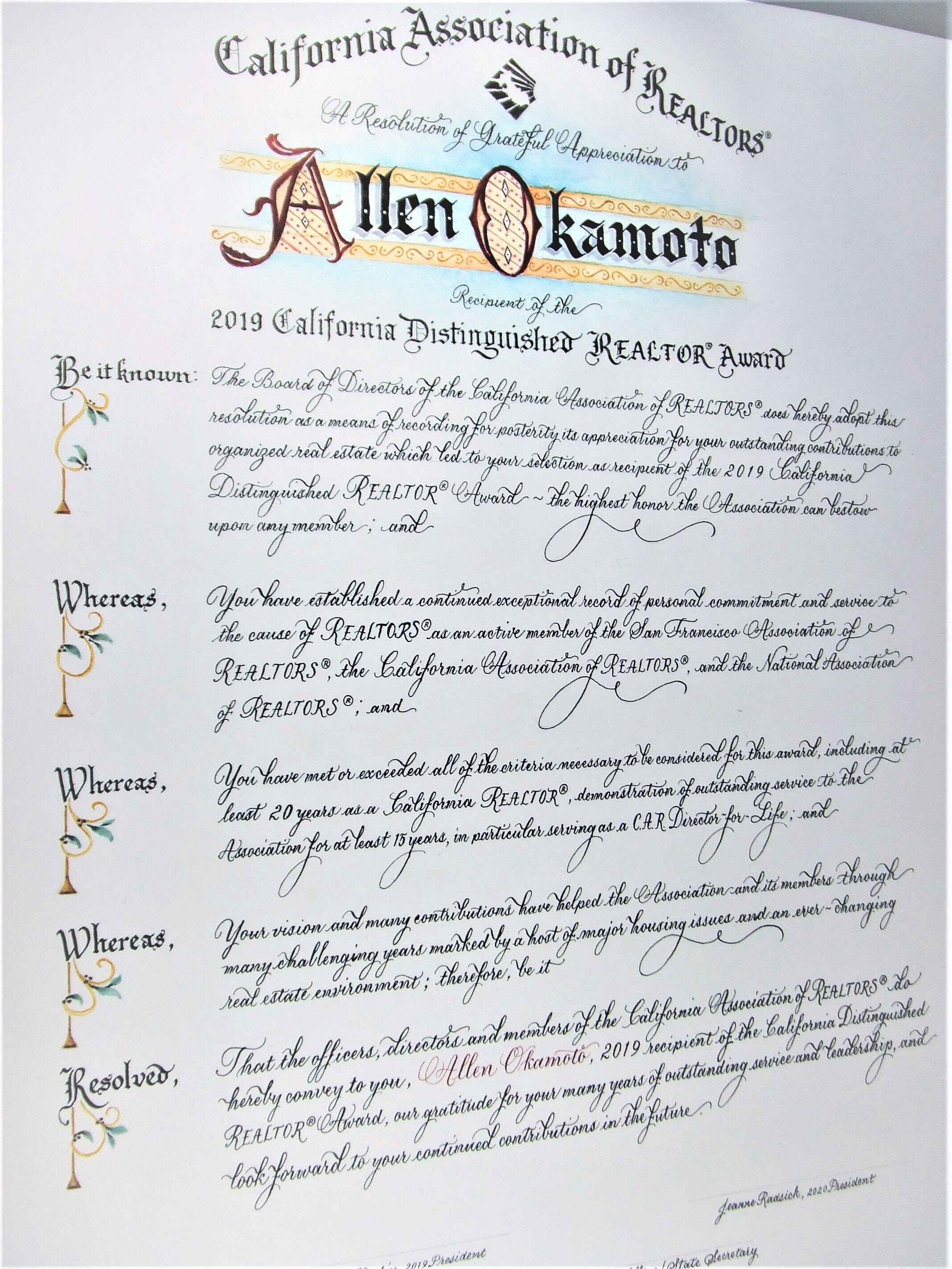 Retirement Certificate Resolution Custom Designed | Etsy