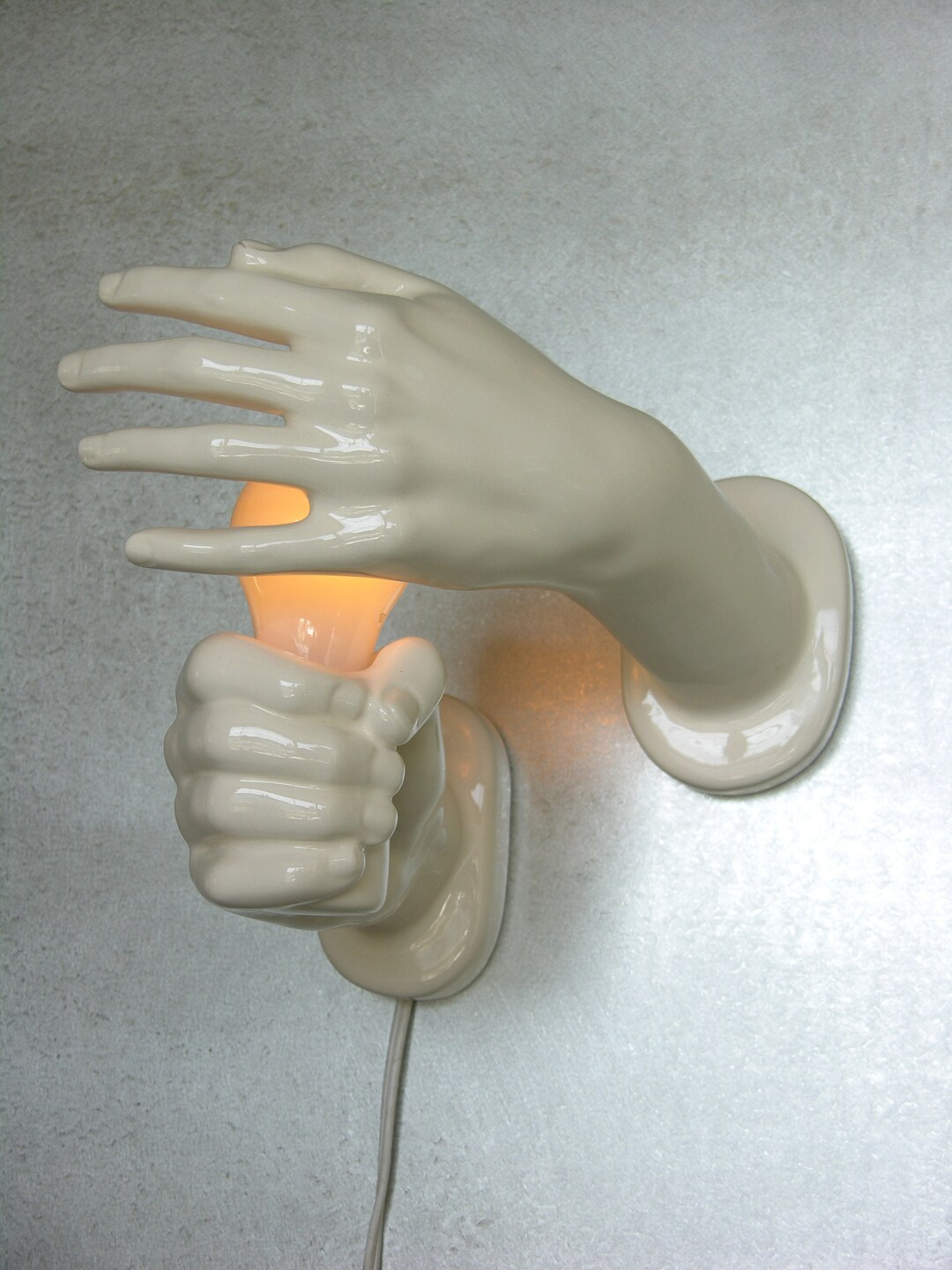 Right Hand Wall Lamp and Shade Set - Etsy