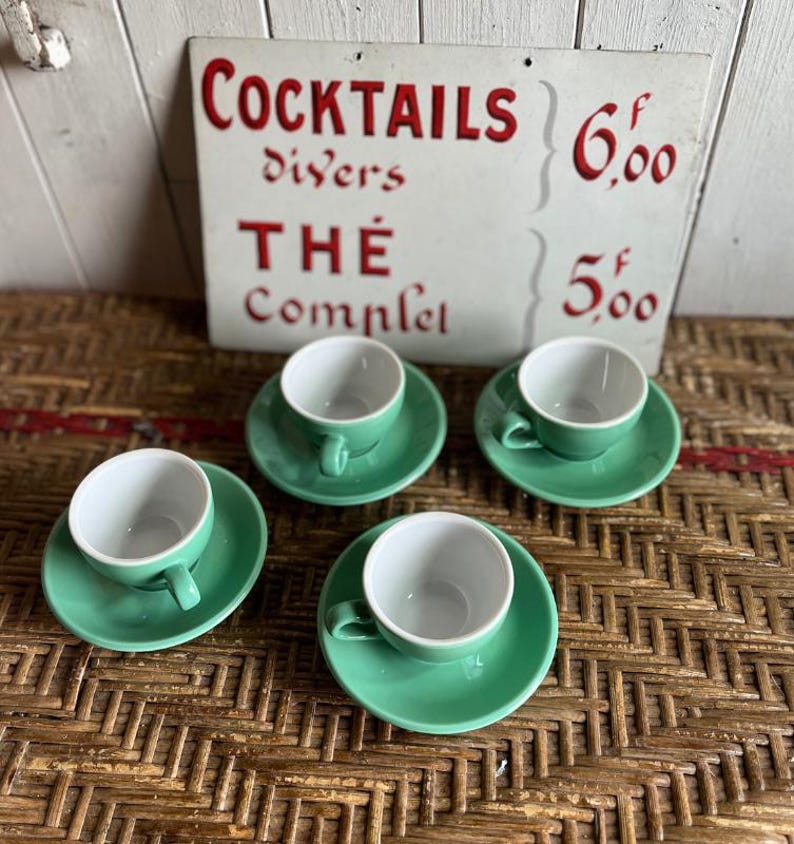 Small Apilco Espresso Cup Set - Etsy