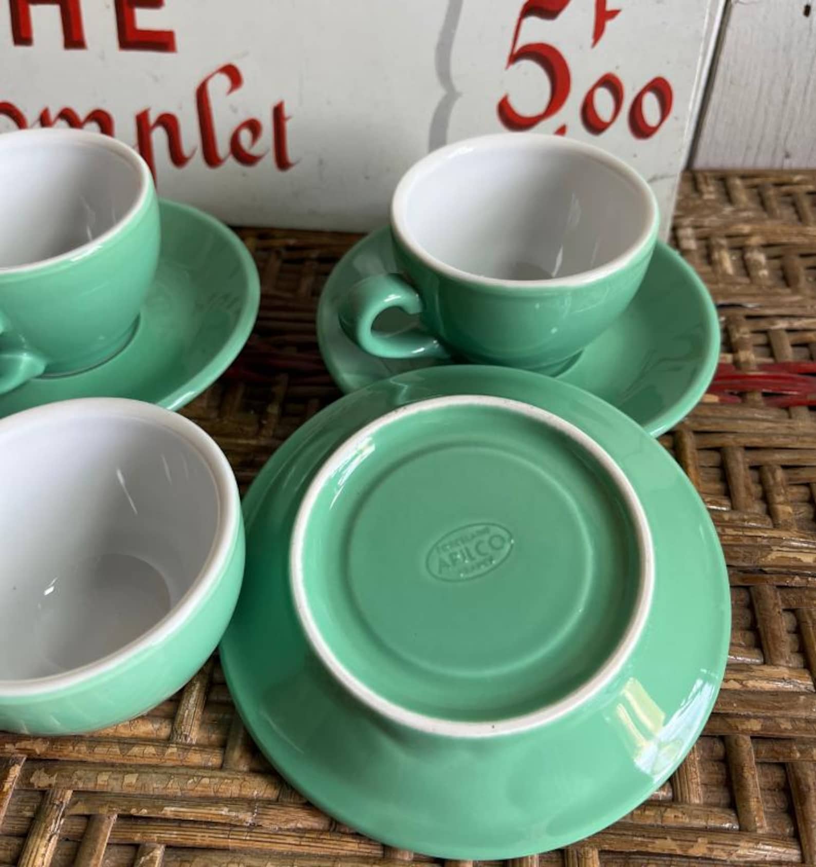 Small Apilco Espresso Cup Set - Etsy