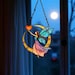 Fairy With Heart Stained Glass Pattern PDF Download – DIY Suncatcher ...