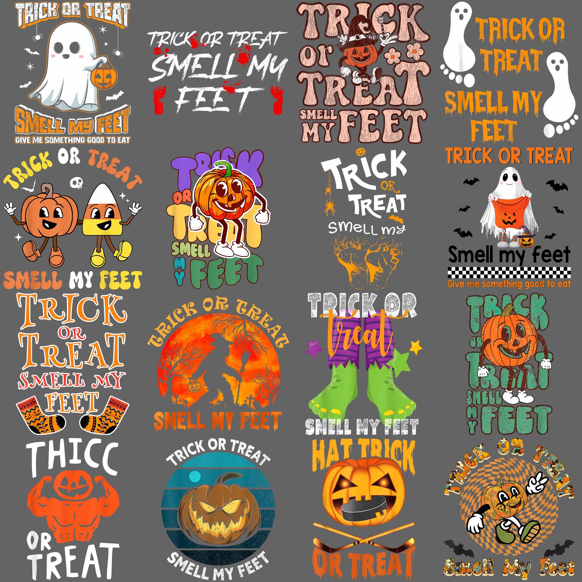 Trick or Treat Smell My Cleats PNG, Funny Halloween Football Player ...