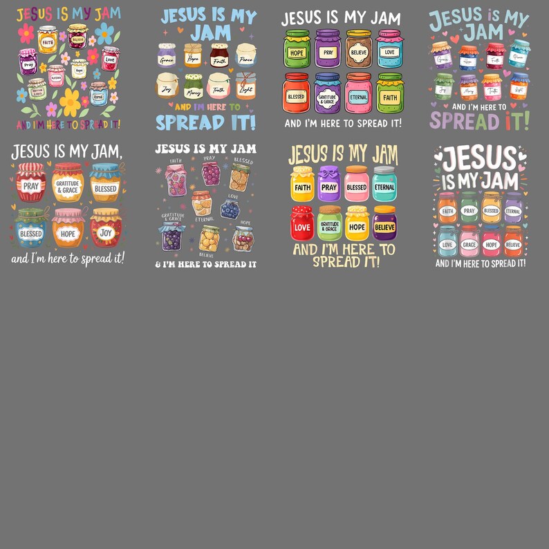 Jesus is My Jam PNG – Funny Christian Quote Sublimation, Bible Verse ...