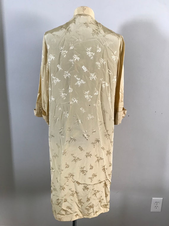 Lily Golden Bamboo Chinese Robe Sz M - Gem