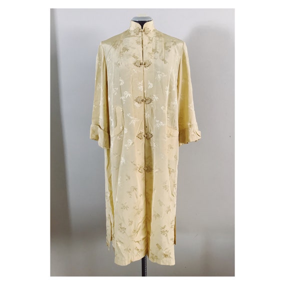 Lily Golden Bamboo Chinese Robe Sz M - Gem