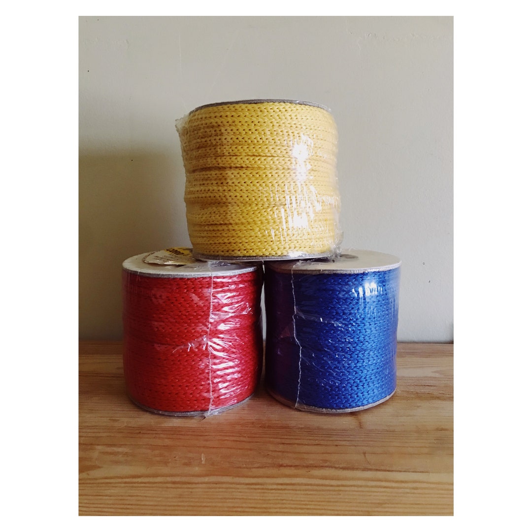 Pro Prom Set 3 NIB Macrame Cord 48yds Each Red Blue Yellow - Etsy