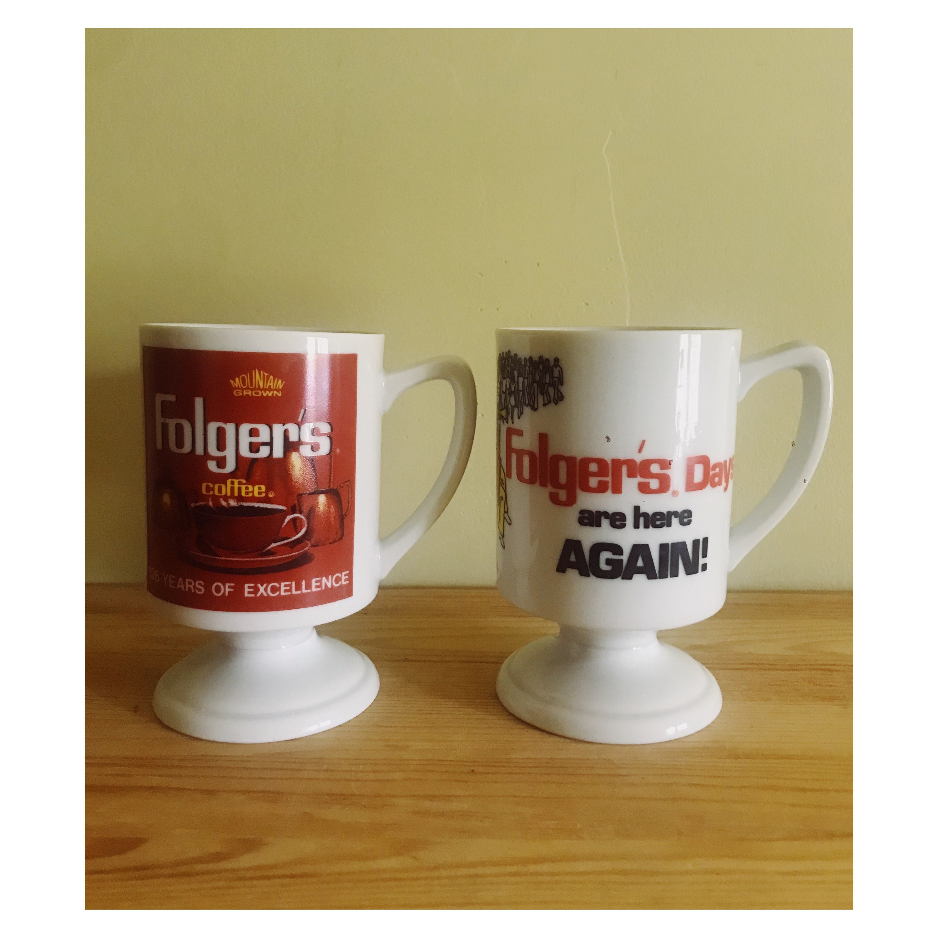 Folgers Coffee Cup