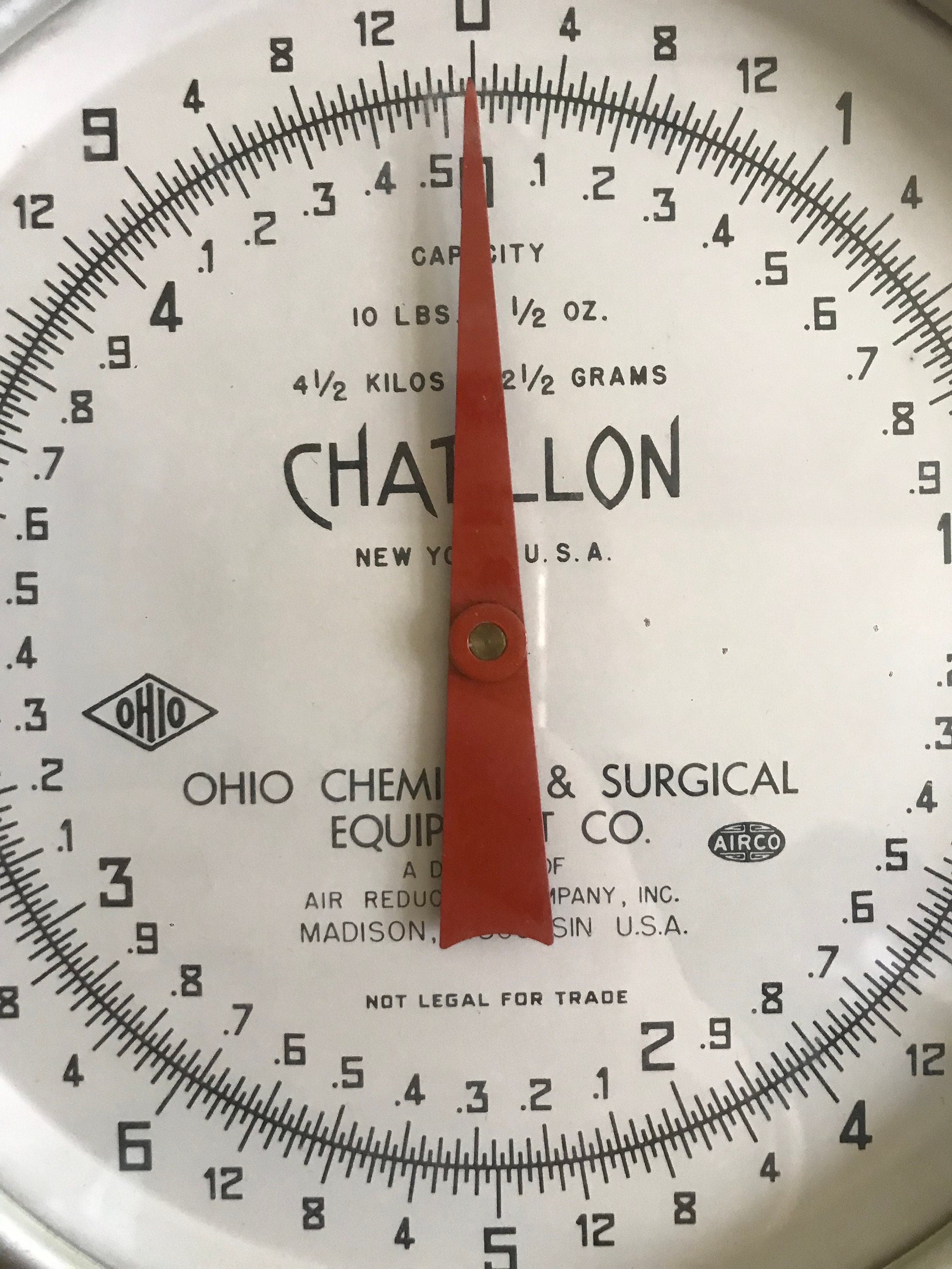 Chatillon USA Tabletop Hanging Scale 10lbs - Etsy