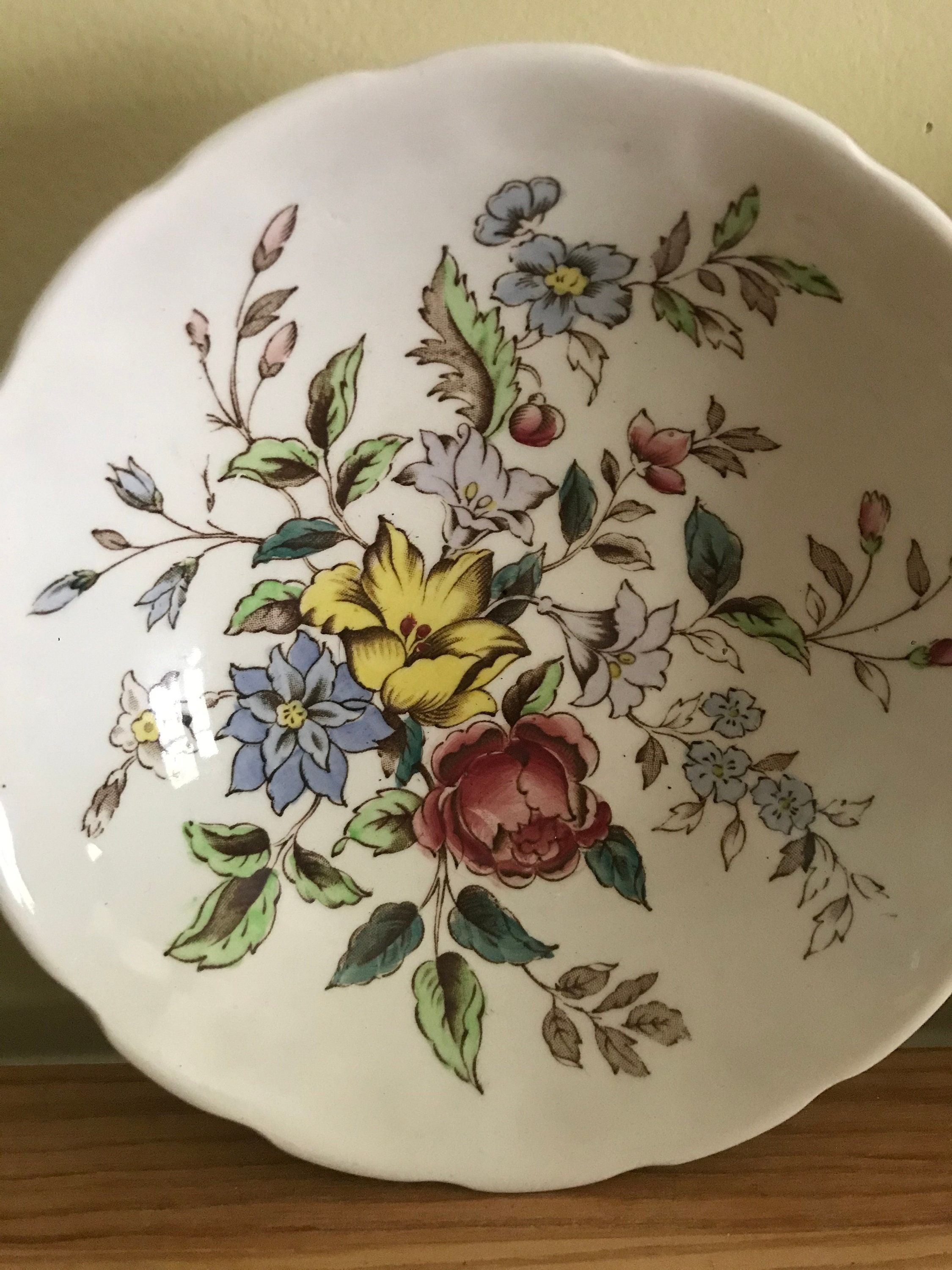 Set of 3 Booths England Flowerpiece Bowls - Etsy