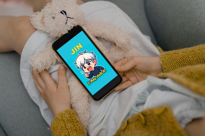 BTS Chibi Phone Wallpaper Pack | Kpop ARMY Gift (digital Download) - Etsy