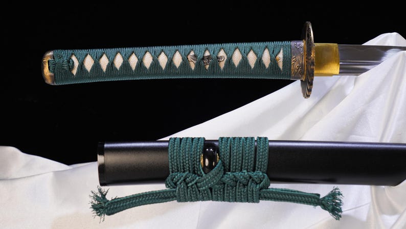 9260 Steel Kissaki-moroha-zukuri Katana | Double-edge Curved Blade (US ...