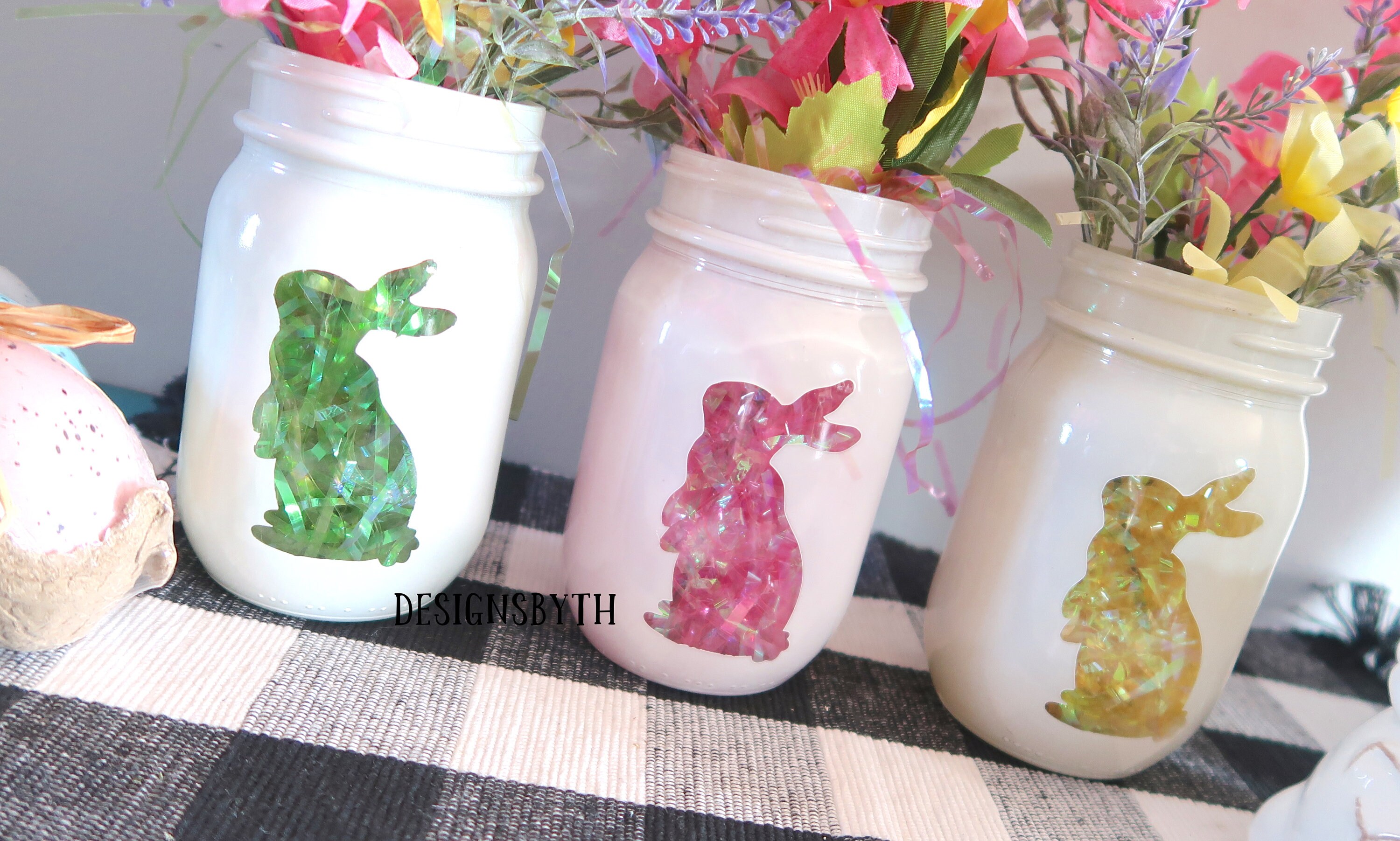 Bunny Rabbit Decals Decal Labels Vinyl Stickers Sticker Farmhouse Style ...