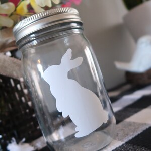 Bunny Rabbit Decals Decal Labels Vinyl Stickers Sticker Farmhouse Style ...