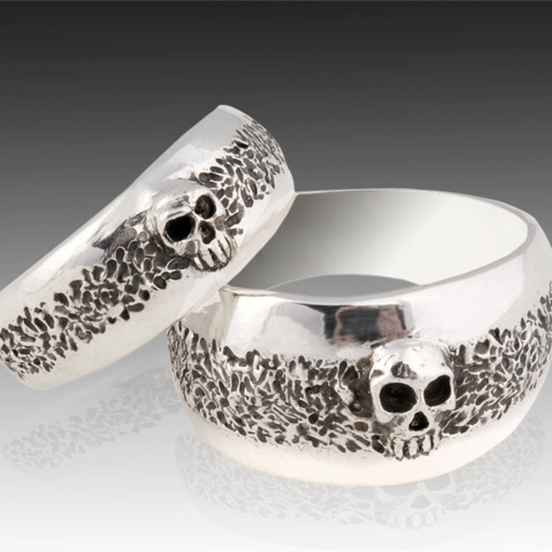 Skull Wedding Ring - Etsy