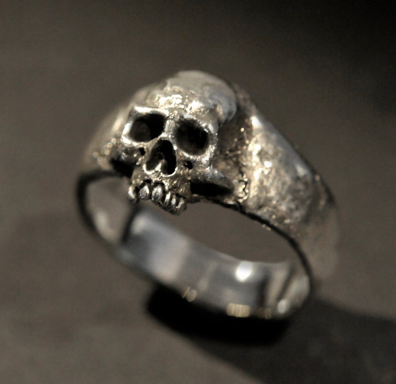 Skull Ring,small Skull Ring,women's Skull Ring, Silver Skull Ring - Etsy