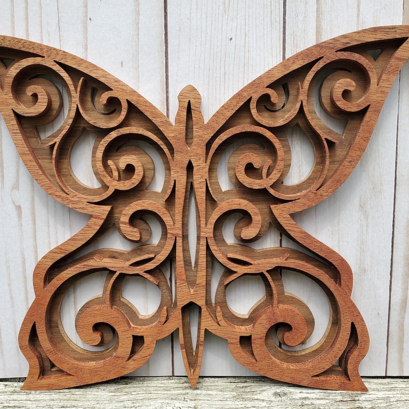 Butterfly Scroll - Etsy
