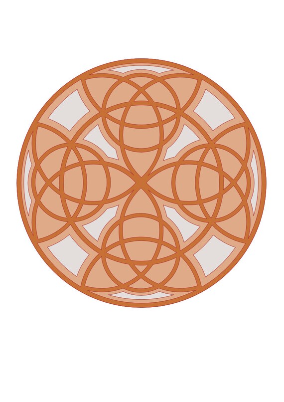 Celtic Trivet Mandela Layered Scroll Saw Pattern Home Décor - Etsy