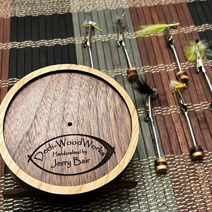 Fly Tying Reel Fly Presentation Drying Dock /desktop Tool Decor / Fly ...