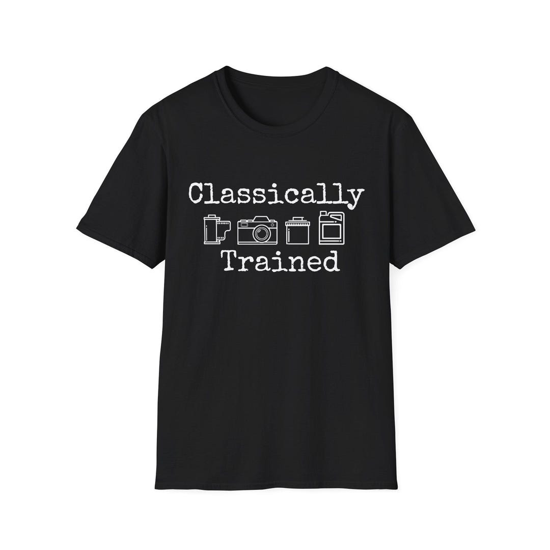 Classically Trained Photography T-shirt, Darkroom Supplies. Photography ...
