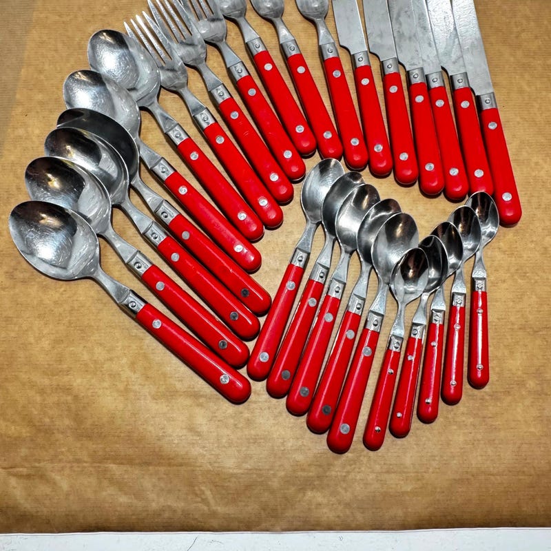 Vintage Ikea Cutlery Set - Etsy