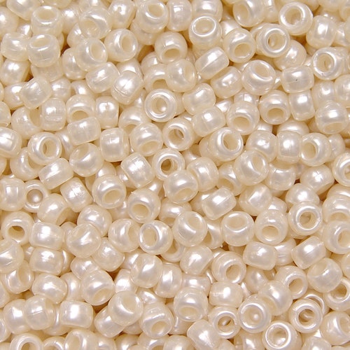 500pc Jet Sparkle Glitter 9x6mm Pony Beads Made in USA - Etsy