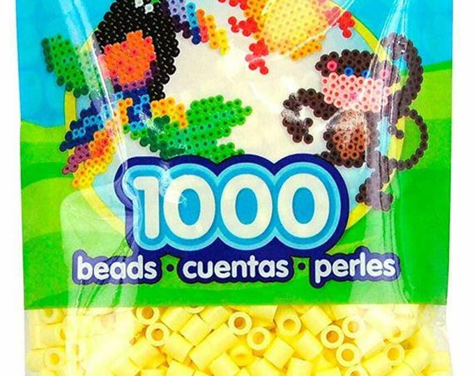 1,000pc Pastel Yellow Color Perler Brand Fuse Melting Beads DIY Kids ...