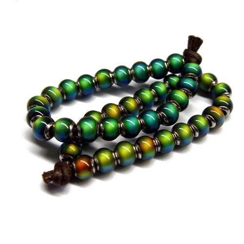 Mirage 6mm Round Color-changing Mood Bead 5 Beads - Etsy