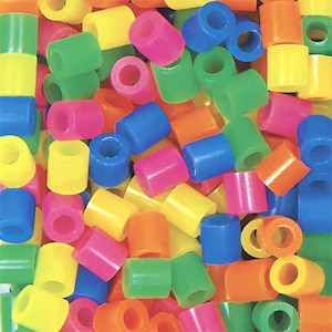 1,000pc Multi Neon Colors Perler Brand Fuse Melting Beads DIY Projects ...