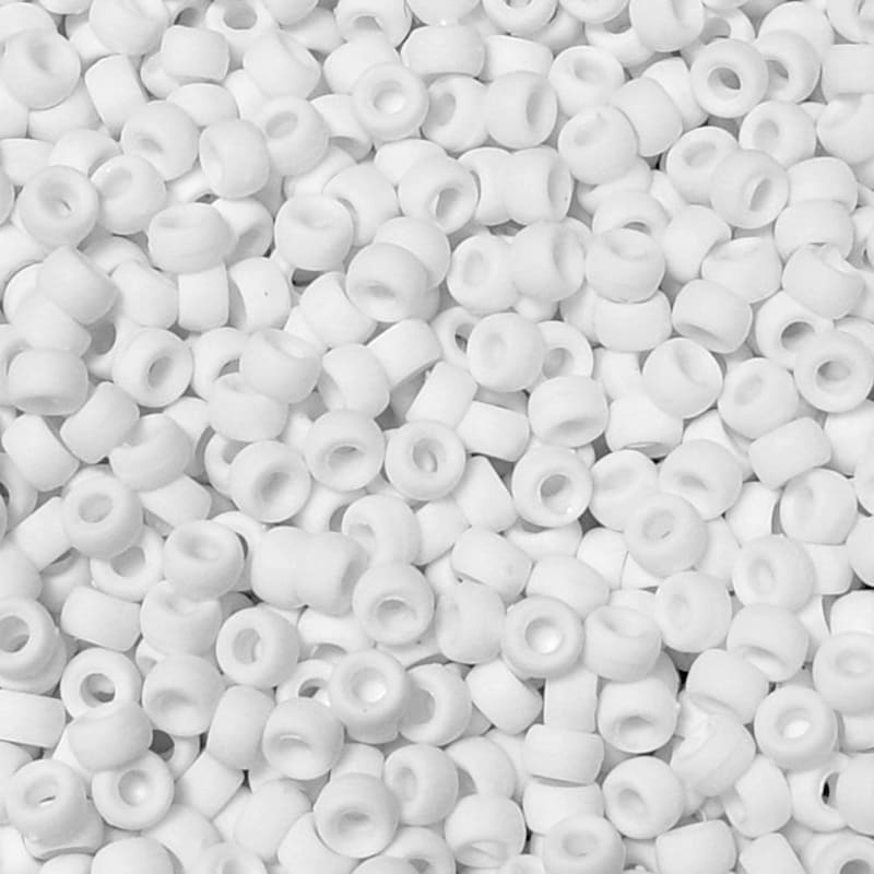 Matte White Beads - Etsy