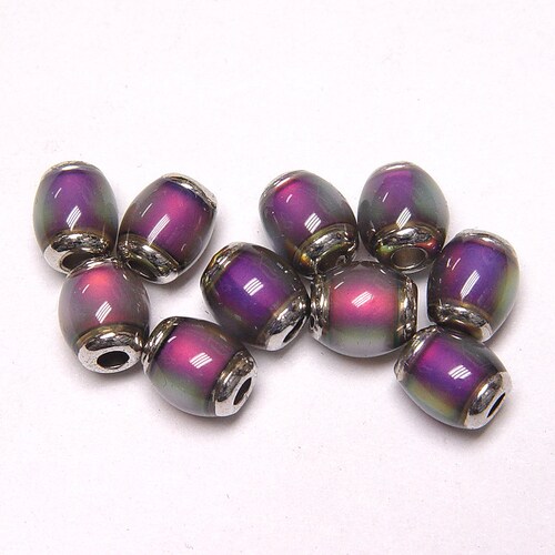 Mood Beads Mirage Color Changing 12x5mm 20pc Fun Science | Etsy