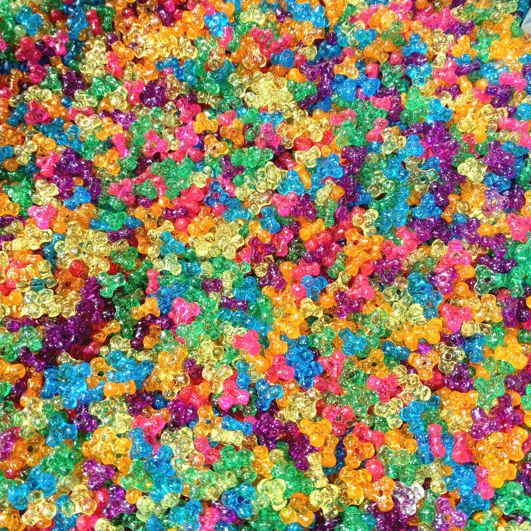 Tri Beads Jelly Sparkle Glitter 11mm Beading Jolly Store Crafts Jewelry ...