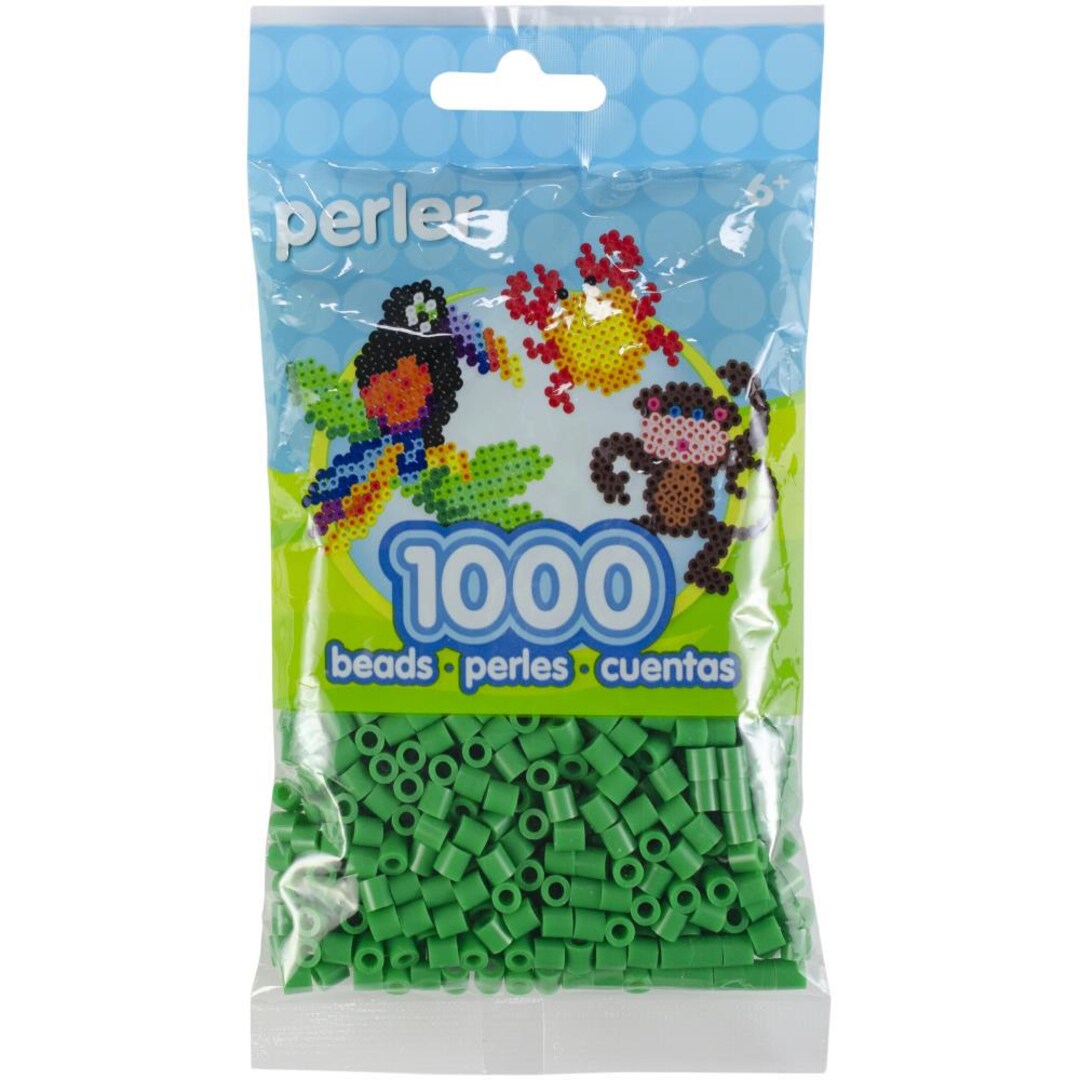 1,000pc Shamrock Green Color Perler Brand Fuse Melting Beads DIY Kids ...