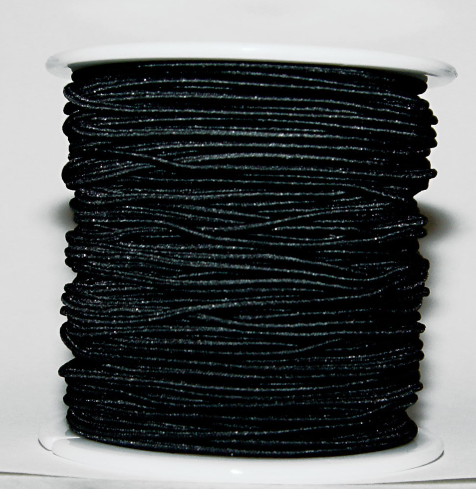 1mm Black Elastic Cord String 21m/68ft Spool - Etsy