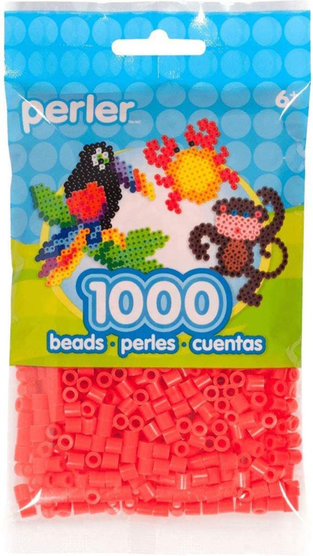 1,000pc Tomato Red Color Perler Brand Fuse Melting Beads DIY Kids ...
