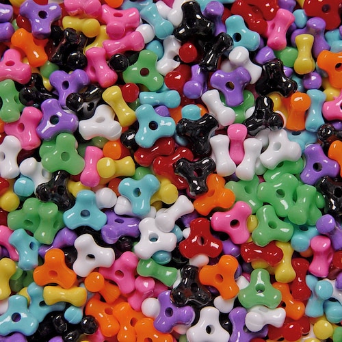 500 Transparent Multi Colors 11mm Tri Beads Beading Crafts - Etsy